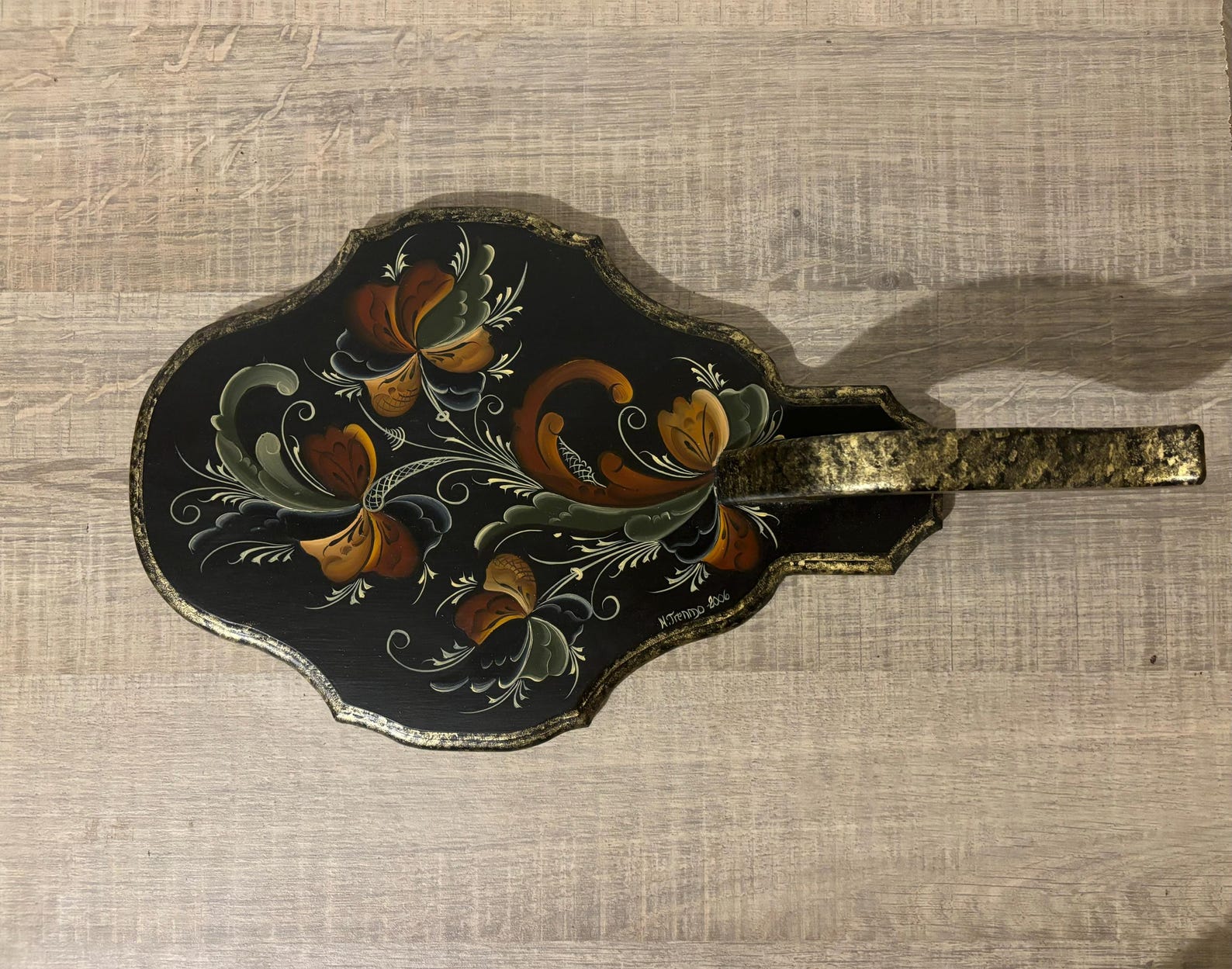 Vintage Norwegian Snack Plate Scandinavian Wooden Rosemaling Painted ...