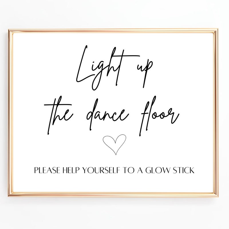 Dance Floor Sign - Etsy