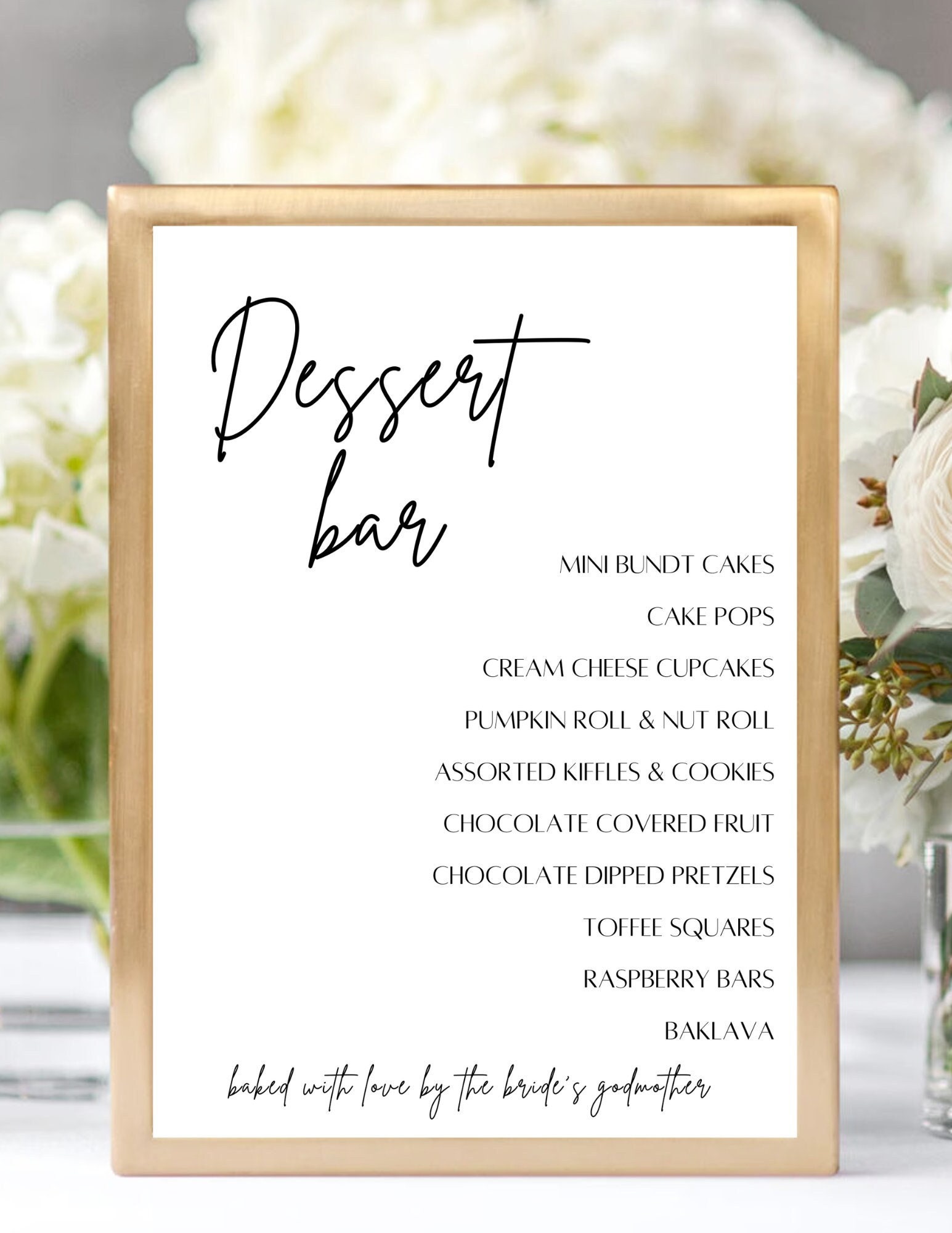 Dessert Bar Sign - Etsy