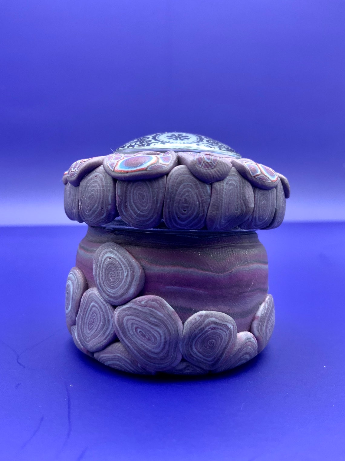 JADE Fimo Art Mini Glass Jar Edition - Etsy