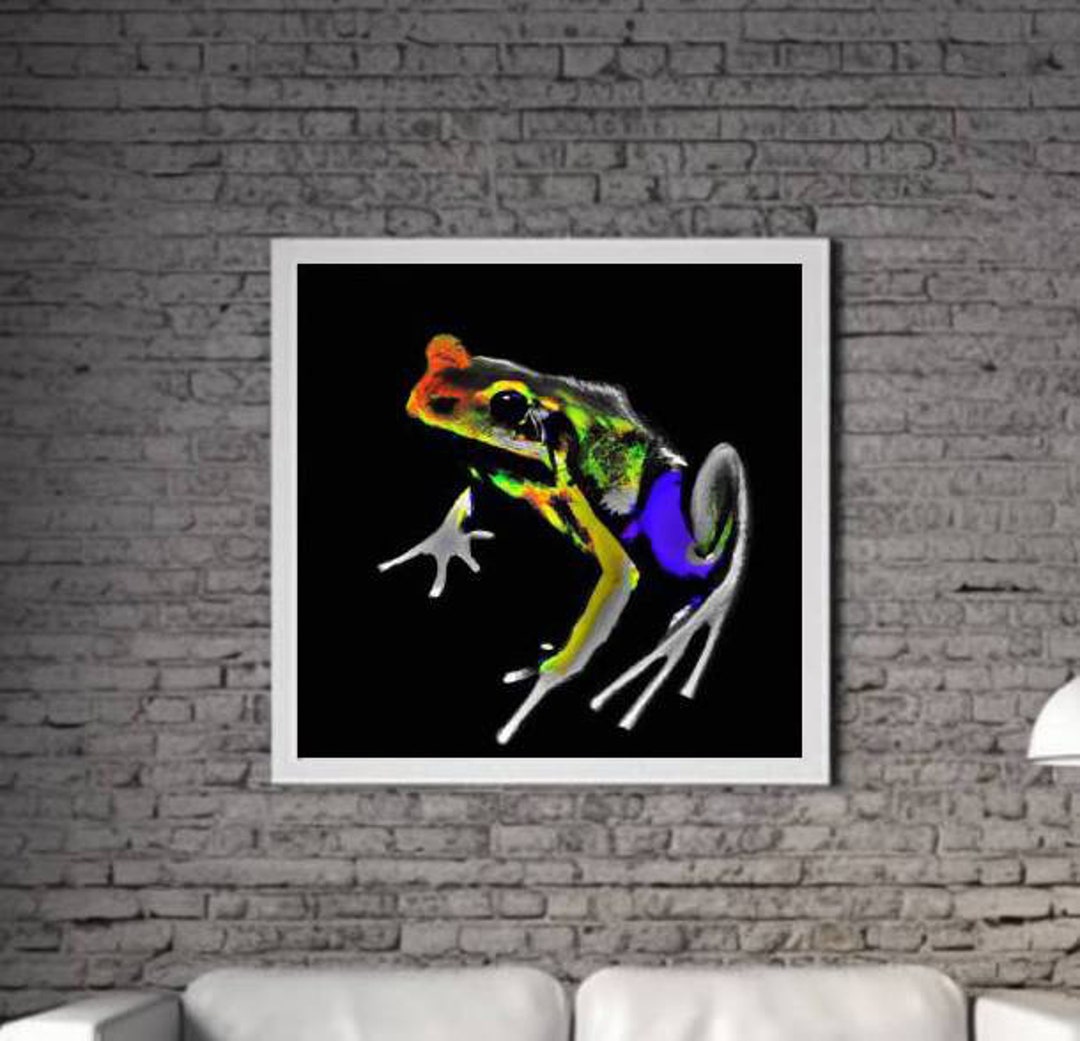 Modern Frog PRINTABLE ART Frog Print Download Frog Poster Animal Life ...