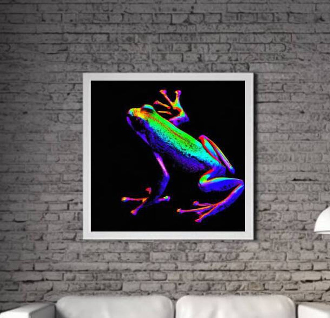 Modern Frog PRINTABLE ART Frog Print Download Frog Poster Animal Life ...