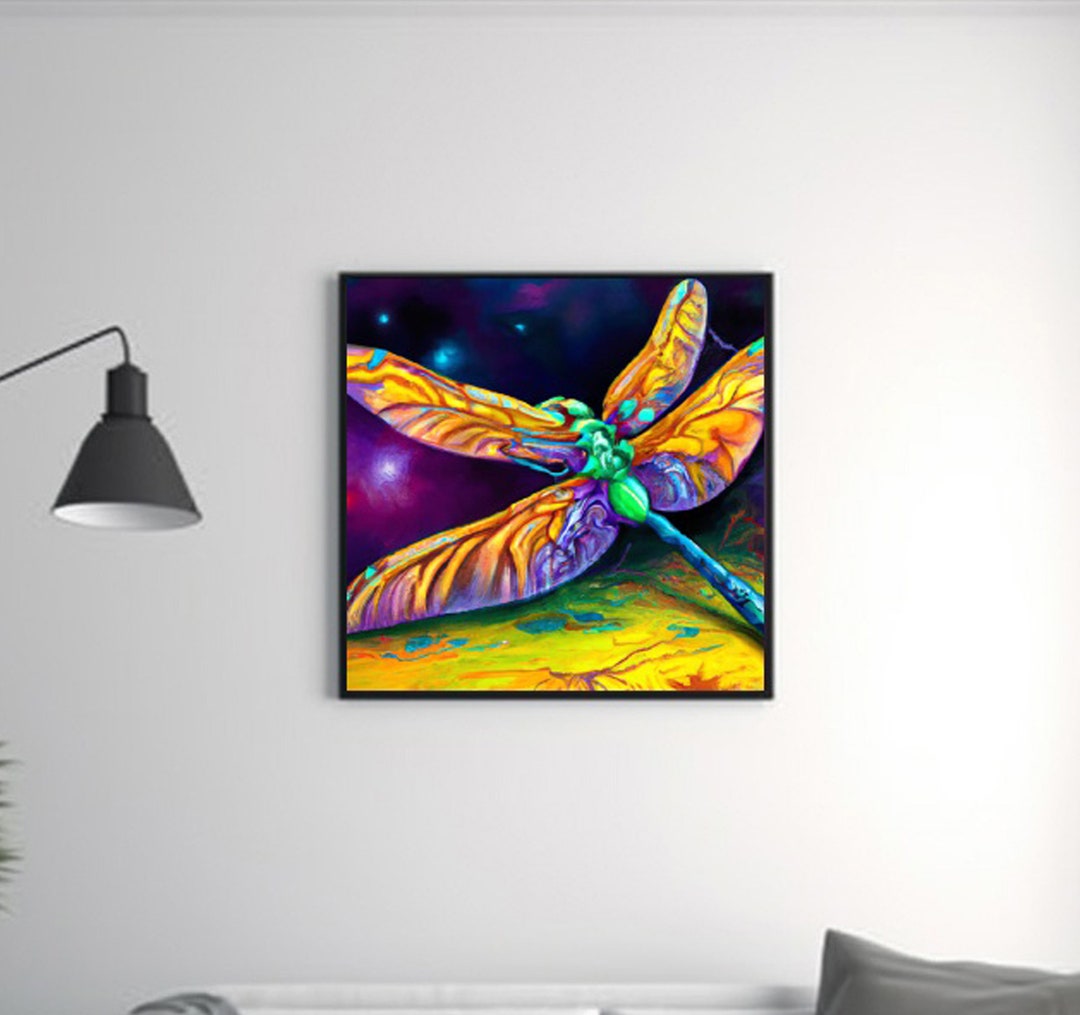 Modern Dragonfly PRINTABLE ART Dragonfly Print Download Poster Insect ...
