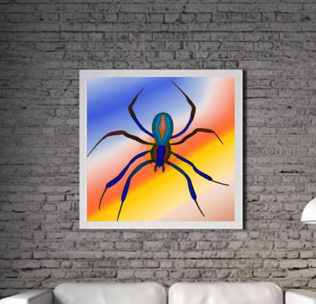 Modern Spider PRINTABLE ART Spider Print Download Poster Insect Life ...
