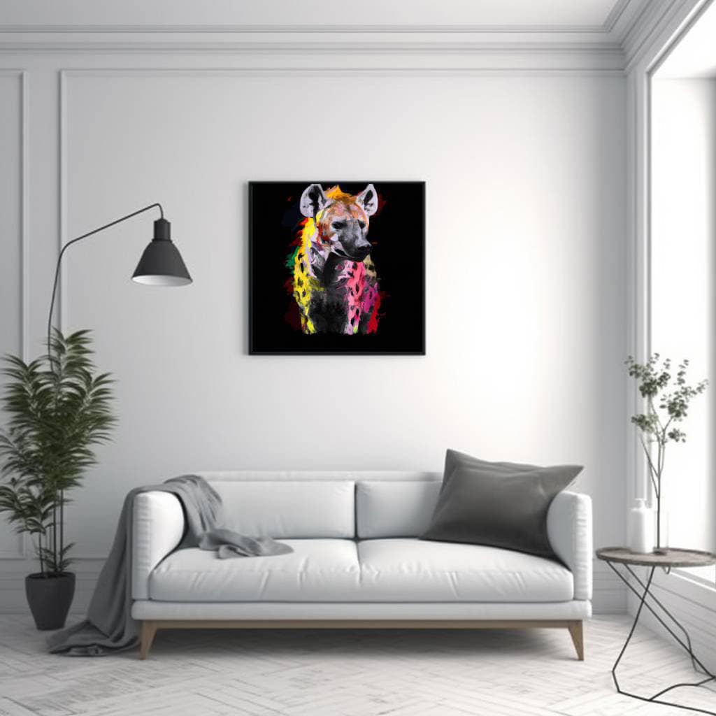 Modern Hyena PRINTABLE ART Hyena Print Download Hyena Poster Animal ...