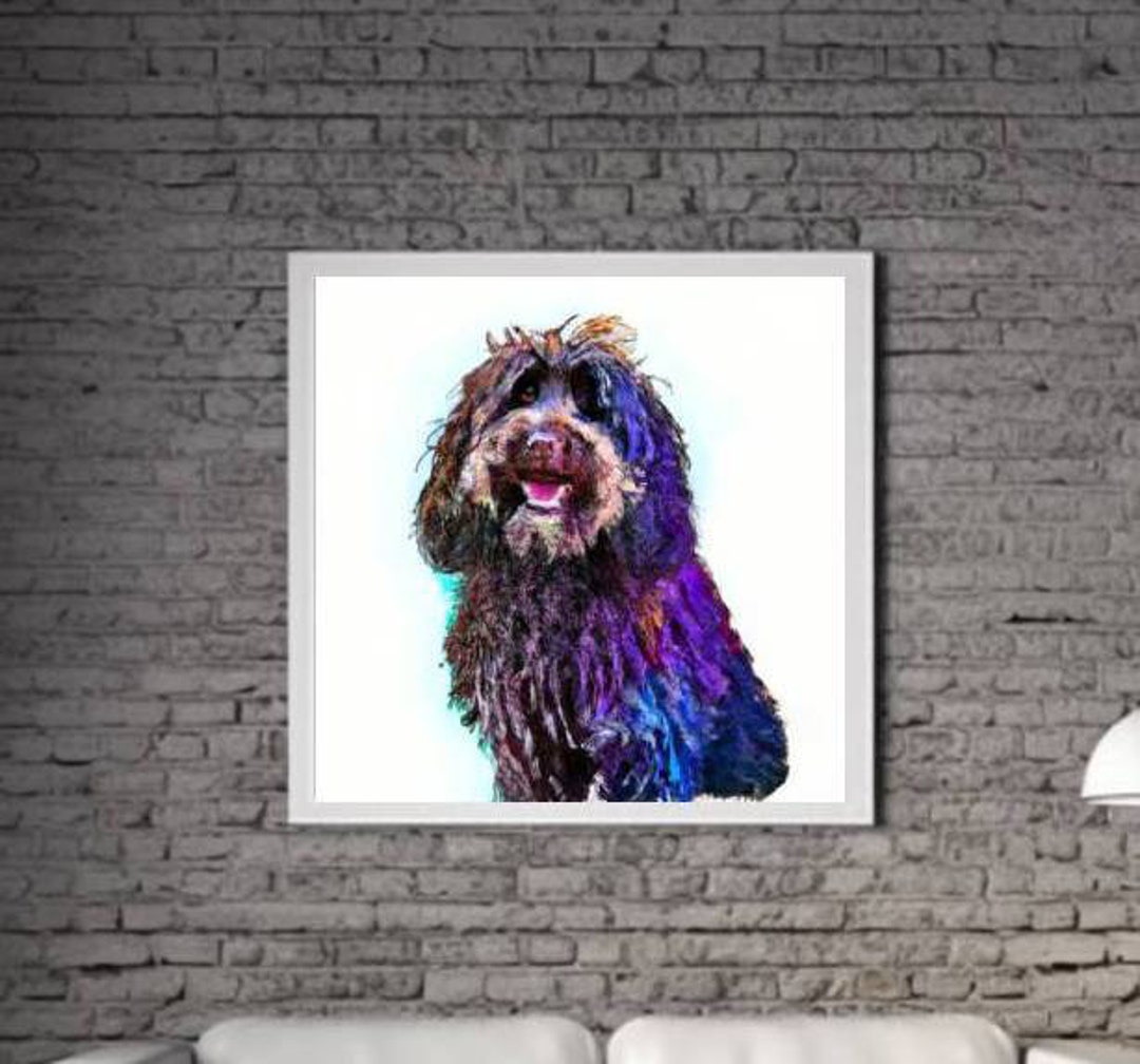 Modern Cockapoo PRINTABLE ART Cockapoo Print Download Cockapoo Poster ...