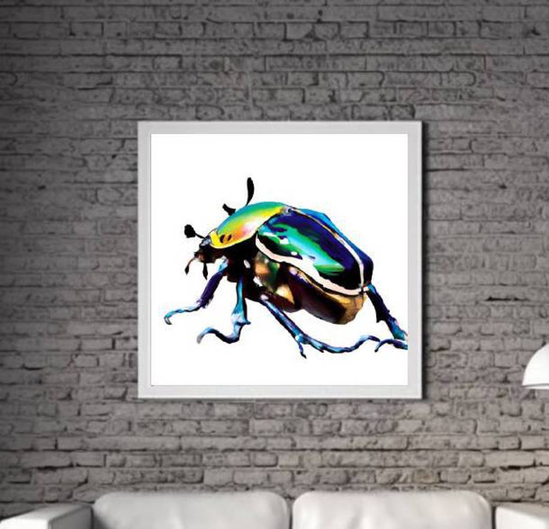 Modern Beetle PRINTABLE ART Beetle Print Download Beetle Poster Insect ...