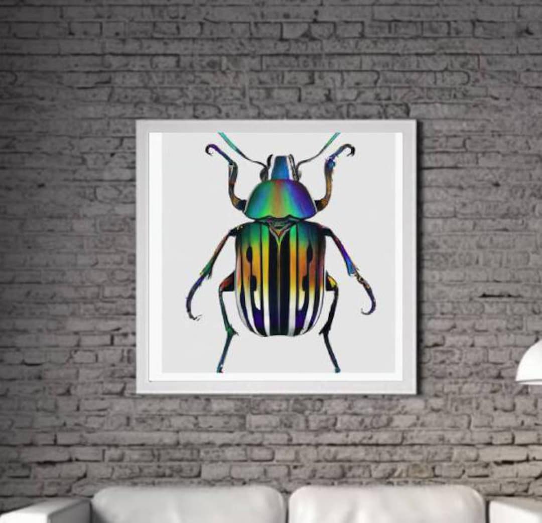 Modern Beetle PRINTABLE ART Beetle Print Download Beetle Poster Insect ...
