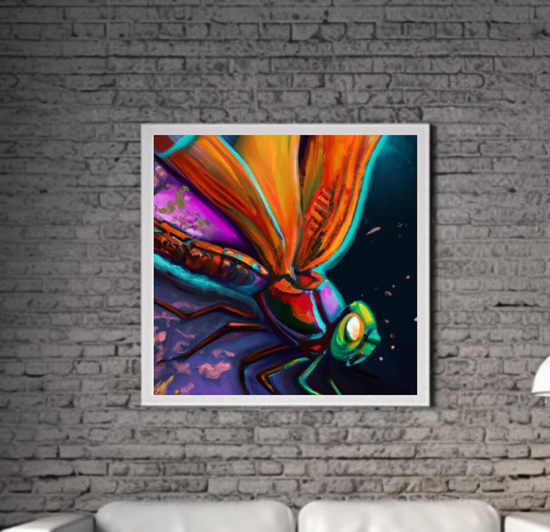 Modern Dragonfly PRINTABLE ART Dragonfly Print Download Poster Insect ...