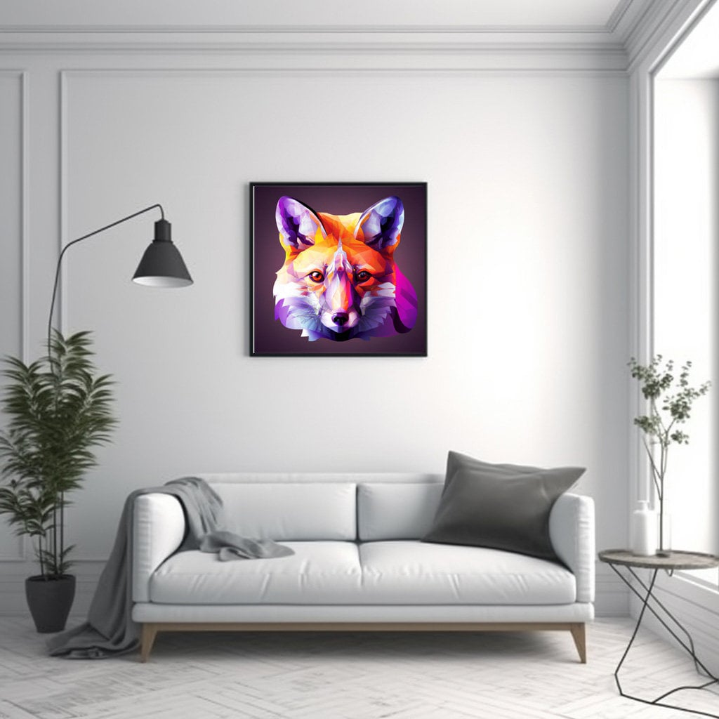 Modern Fox PRINTABLE ART Fox Print Download Fox Poster Wild Life Gift ...
