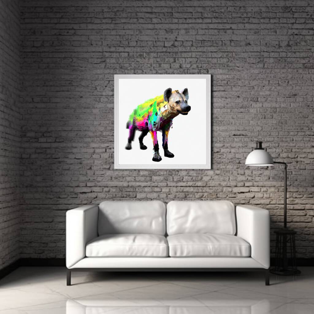 Modern Hyena PRINTABLE ART Hyena Print Download Hyena Poster Animal ...