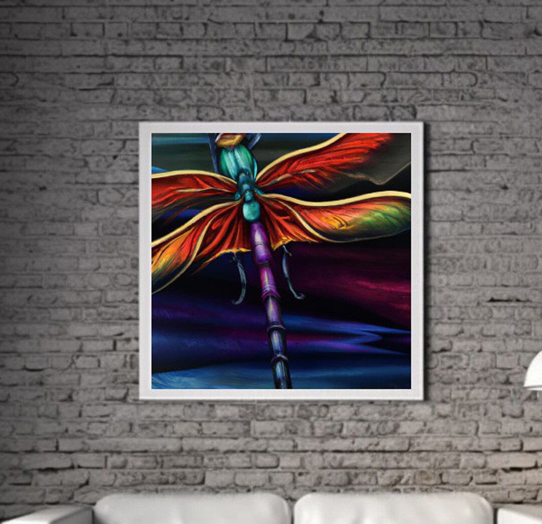 Modern Dragonfly PRINTABLE ART Dragonfly Print Download Poster Insect ...