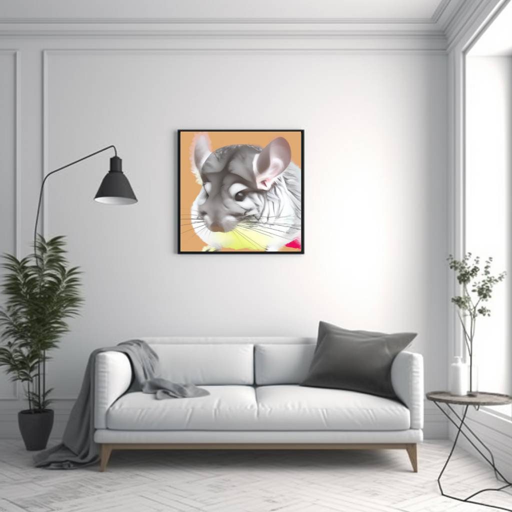 Modern Chinchilla PRINTABLE ART Chinchilla Print Download Chinchilla ...