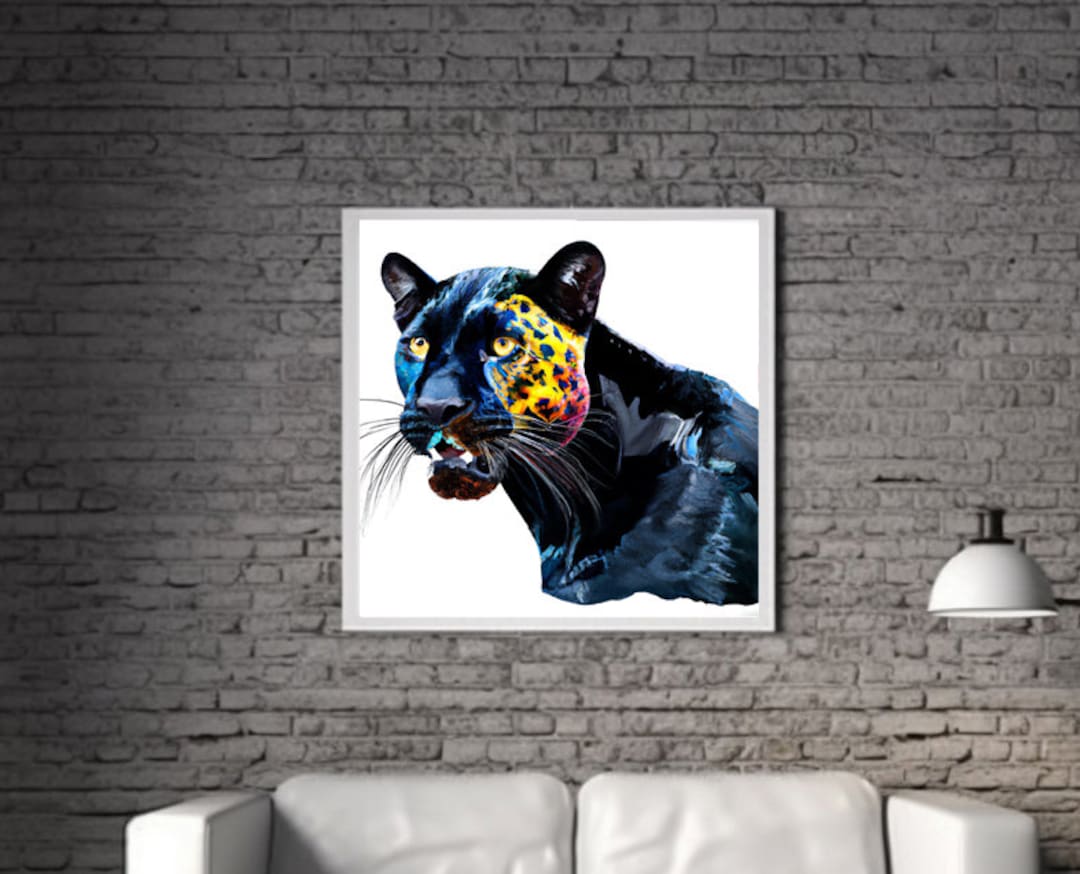 Modern Panther PRINTABLE ART Panther Print Download Panther Poster Wild ...