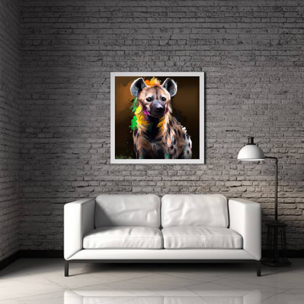 Modern Hyena PRINTABLE ART Hyena Print Download Hyena Poster - Etsy