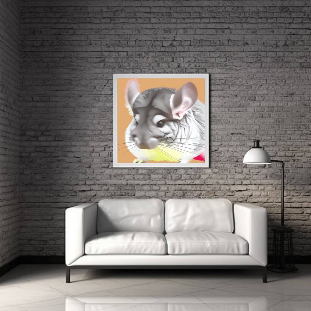Modern Chinchilla PRINTABLE ART Chinchilla Print Download Chinchilla ...