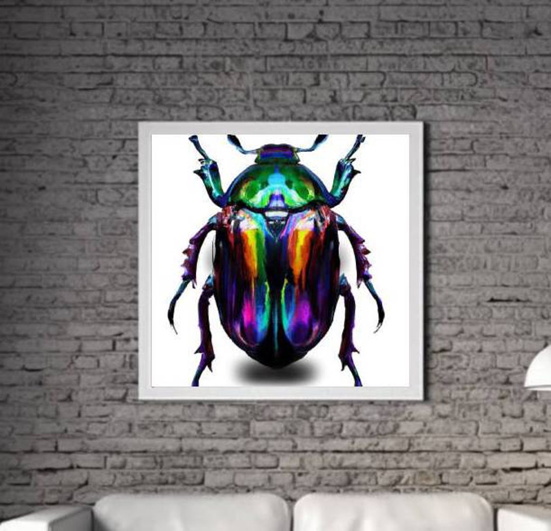 Modern Beetle PRINTABLE ART Beetle Print Download Beetle Poster Insect ...
