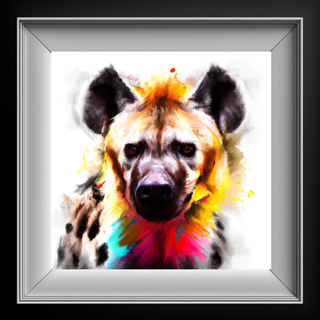 Modern Hyena PRINTABLE ART Hyena Print Download Hyena Poster - Etsy
