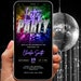 Animated Lets Party Invite Digital Invitation, Disco Diva Birthday ...