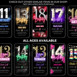 Animated Joint Birthday Party Invitations for Boy & Girls, Fully ...