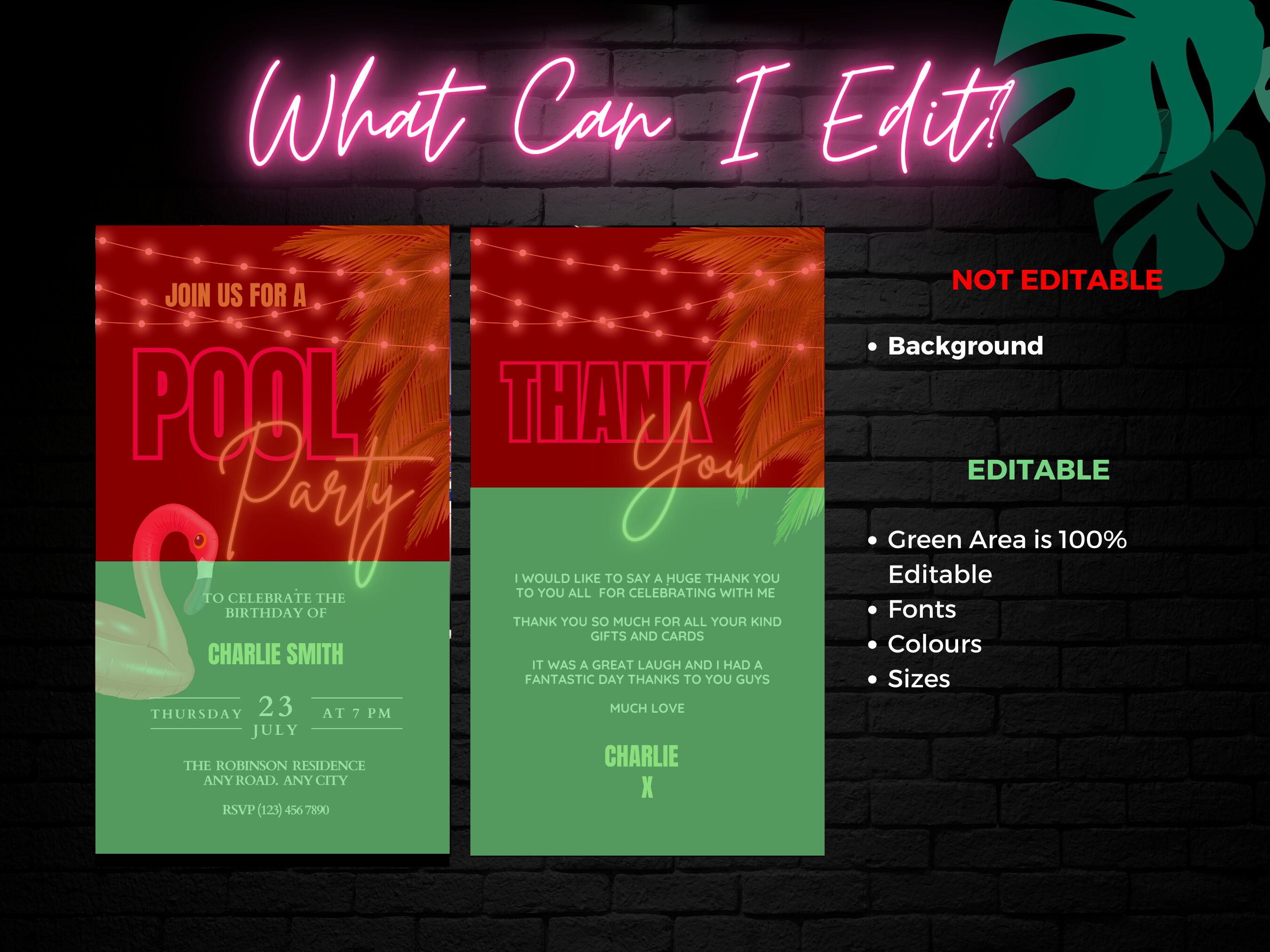 Pool Party Digital Invitation Pool Party & BBQ Invite Hot - Etsy