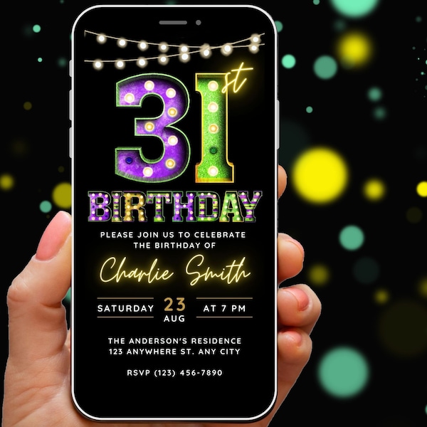 31st Birthday Theme - Etsy