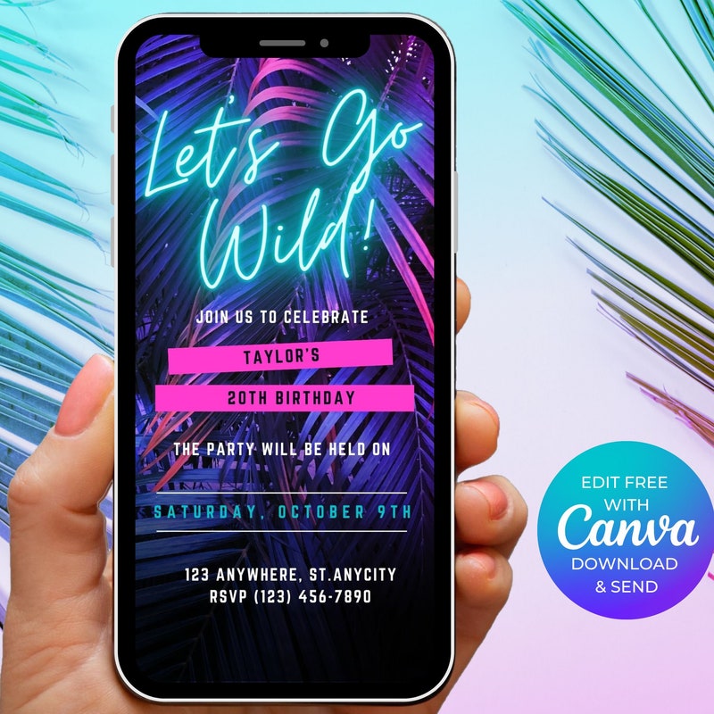 Miami Vice Invitations - Etsy