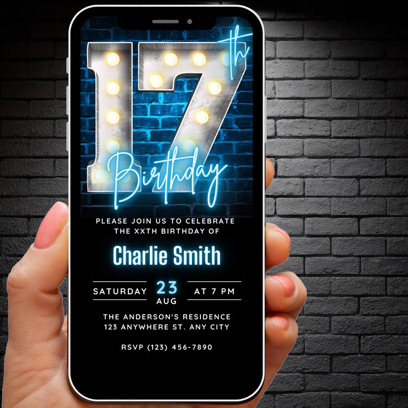 17th Birthday Party - Etsy