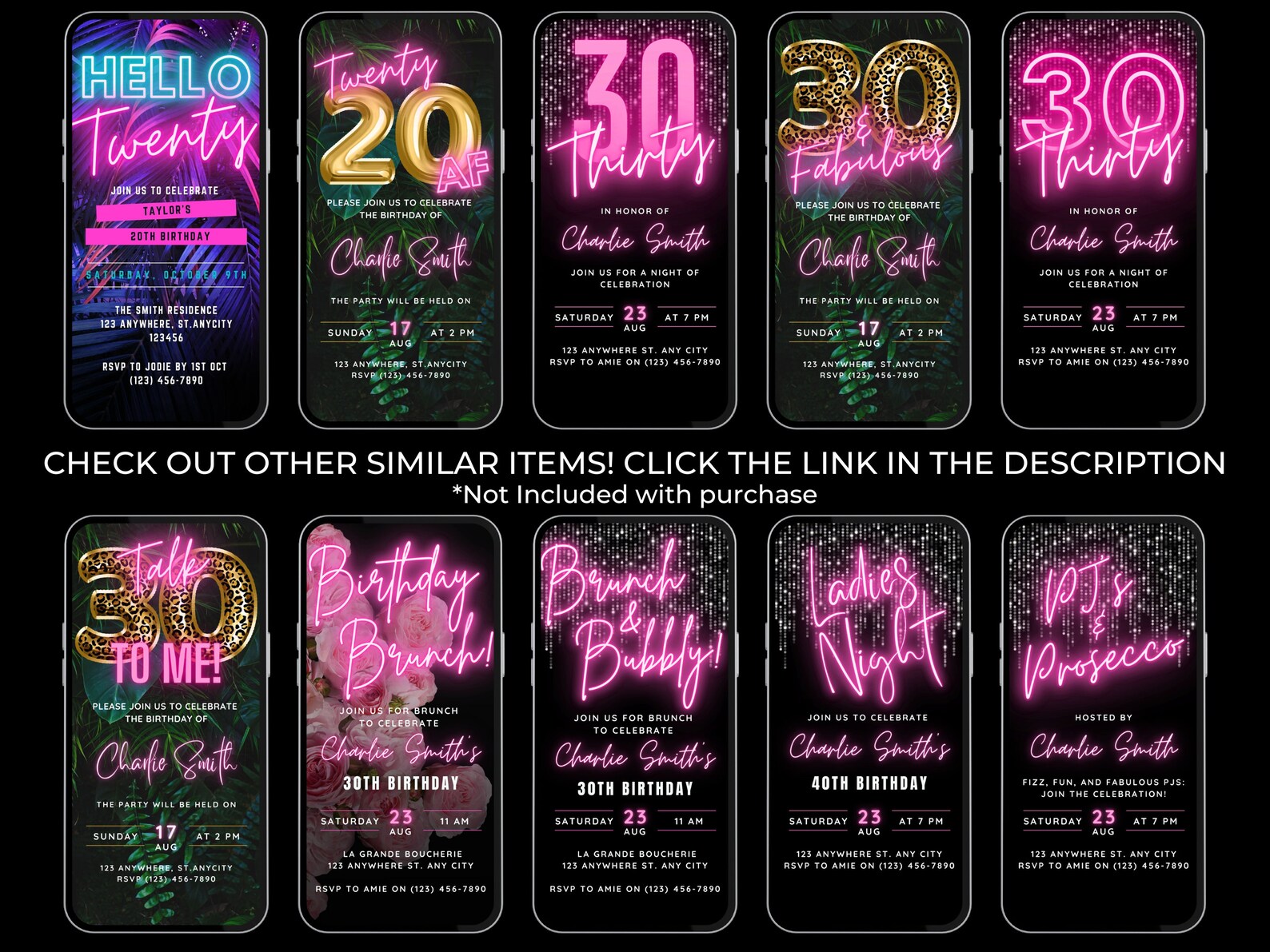 Editable 40th Birthday Invitation for Men Digital Template, Adult ...