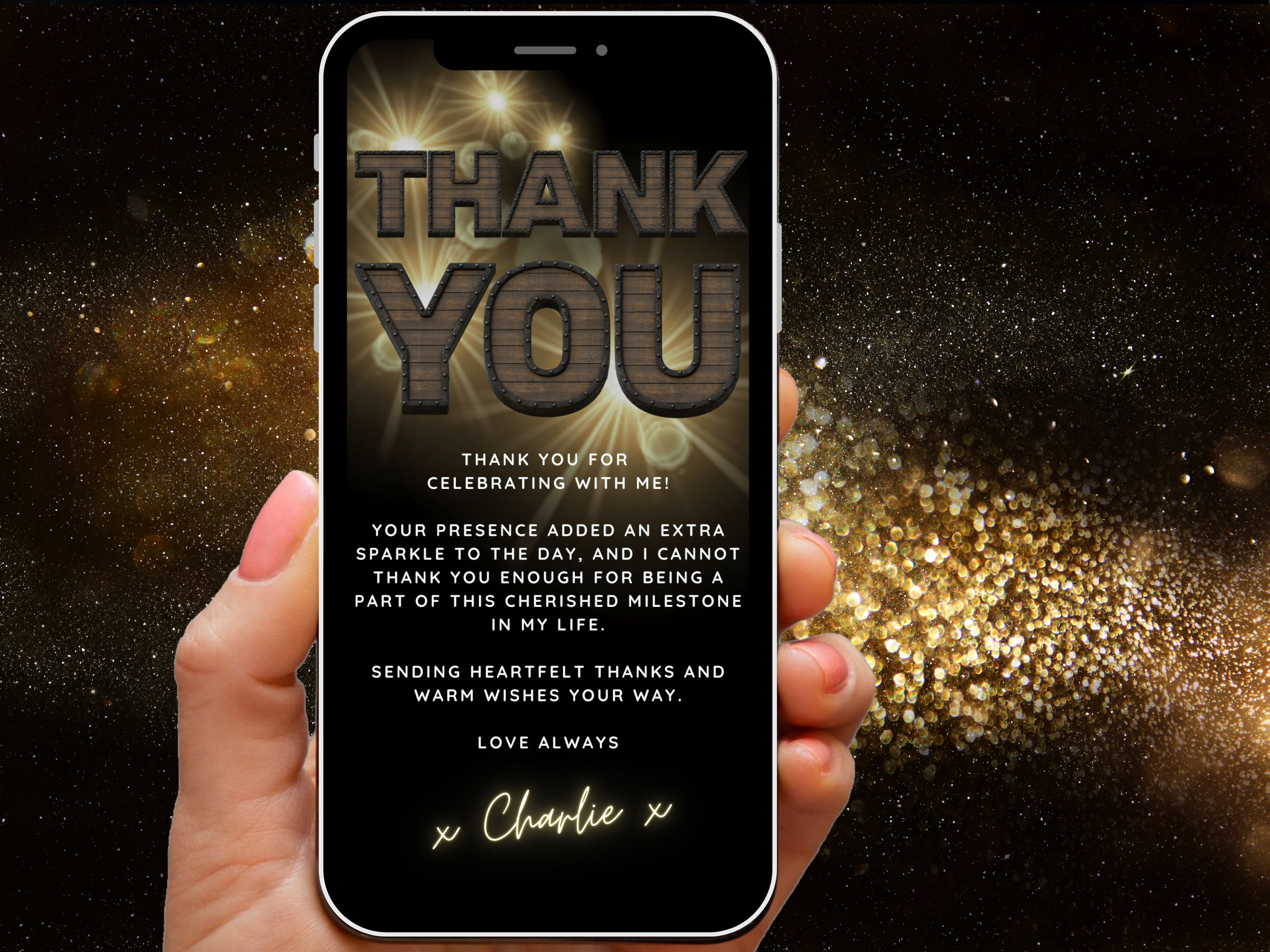 Digital Thank You Card Editable Thank You Ecard Template - Etsy Digital Thank You Card Editable Thank You Ecard Template - Etsy