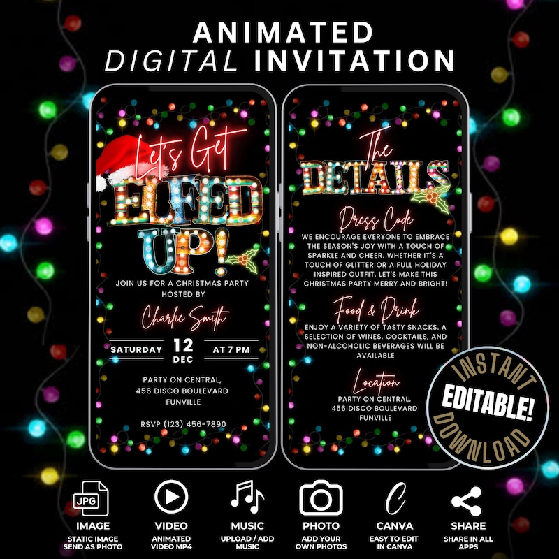 Elf Invitation - Etsy