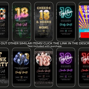 18th Birthday Party Invitation for Boy's, Editable Invitation for ...