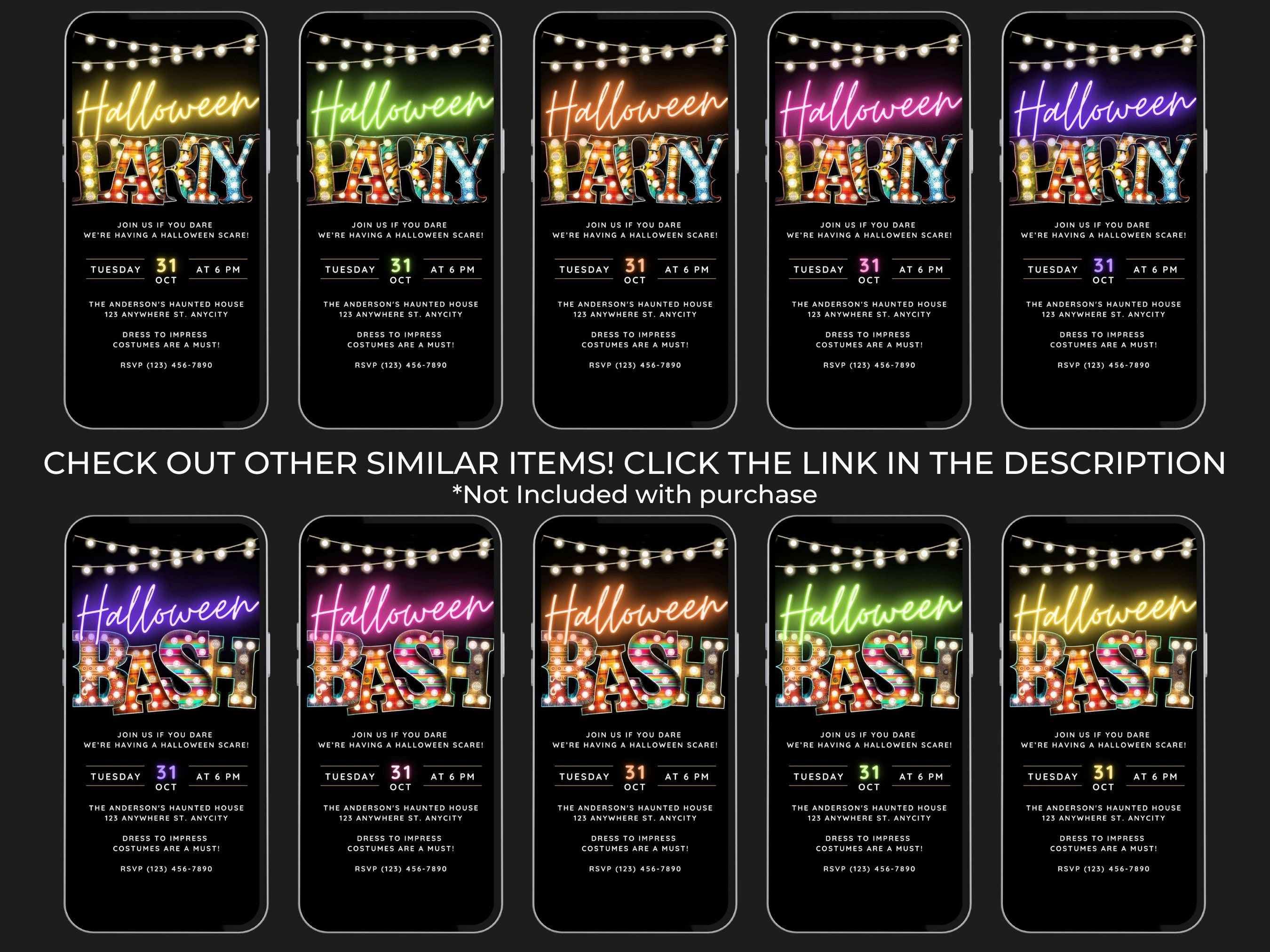 Friday the 13th Superstition Party Invitation Superstition - Etsy