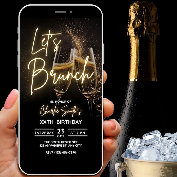 Brunch Invitation - Etsy