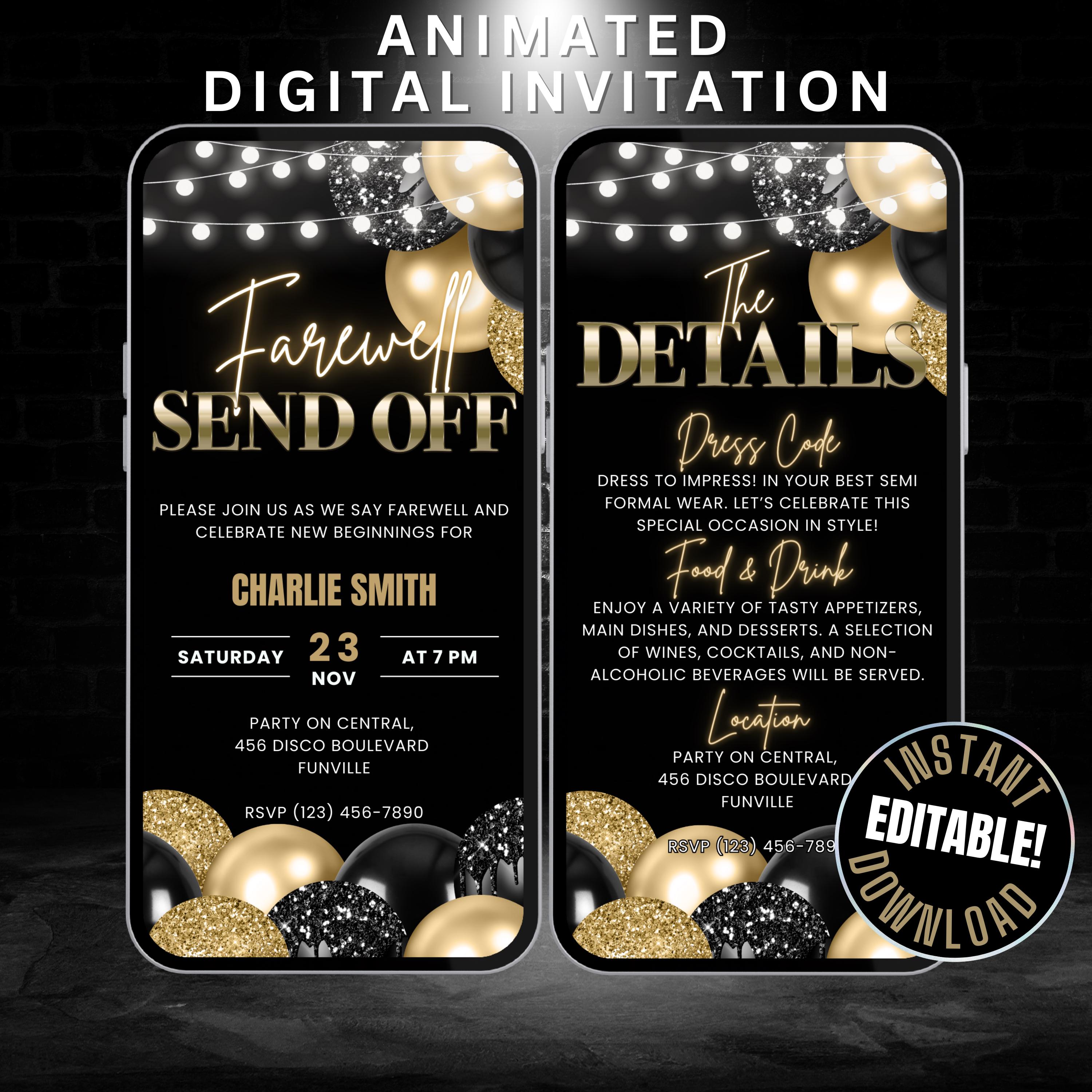 New Job Party Invitation