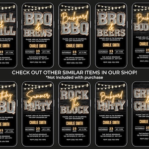 Digital Graduation Trunk Party Invite, Animated Gold College Send off ...