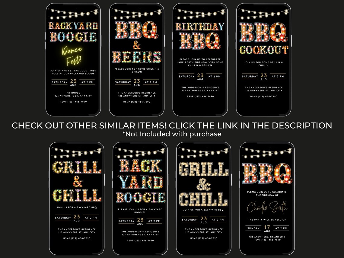 Rock the Block Neighborhood Block Party Invitation Digital Invite ...