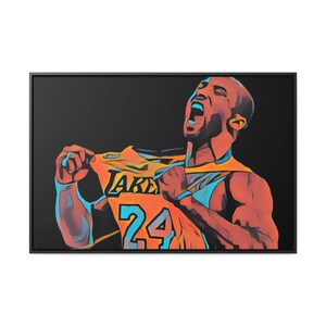 L.A. Laker Legend Canvas Print - Etsy