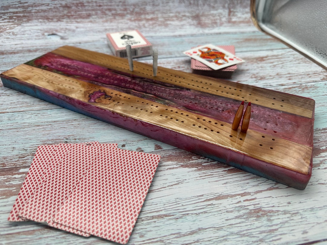 Handcrafted River Cribbage Boards - Etsy