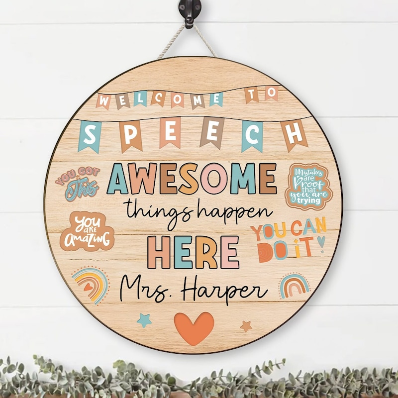 Speech Room Sign - Etsy