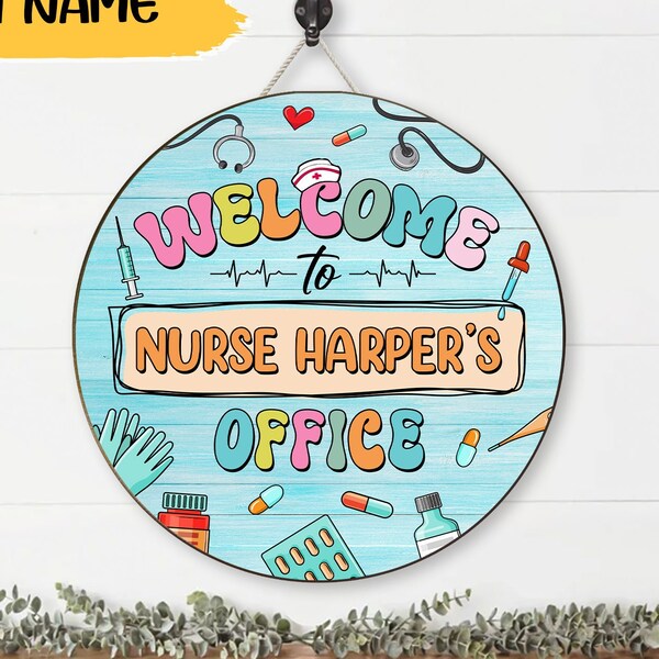 School Nurse Sign - Etsy