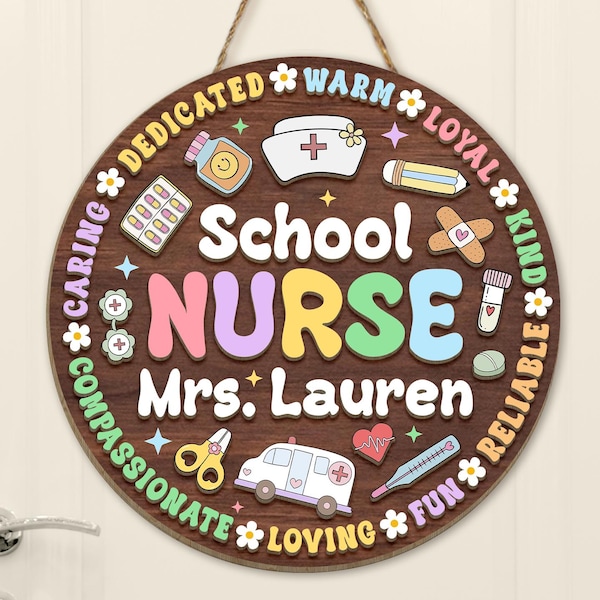 School Nurse Signs - Etsy