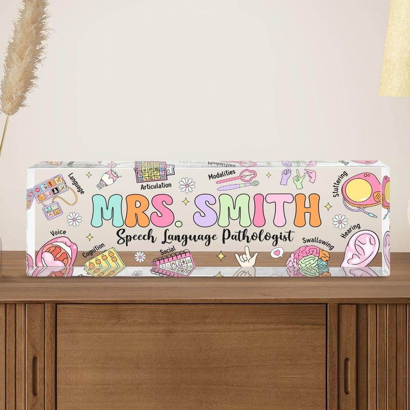 Speech and Language Plates - Etsy