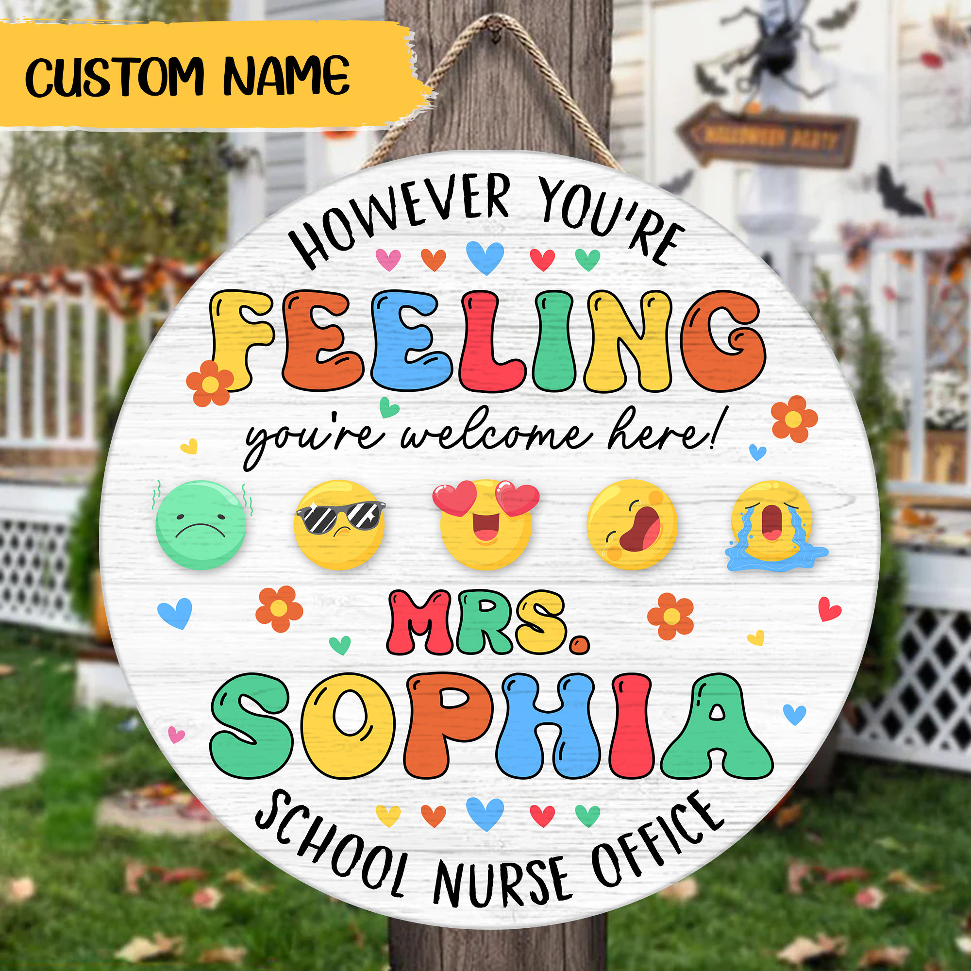 Personalized School Nurse Door Sign School Nurse Gift Custom - Etsy