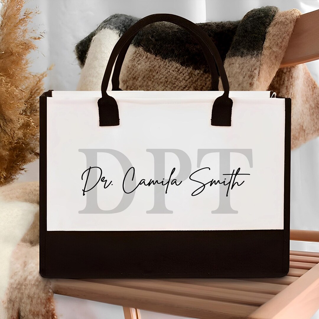 Personalized Physical Therapy Tote Bag, DPT Tote Bag, DPT Graduation ...