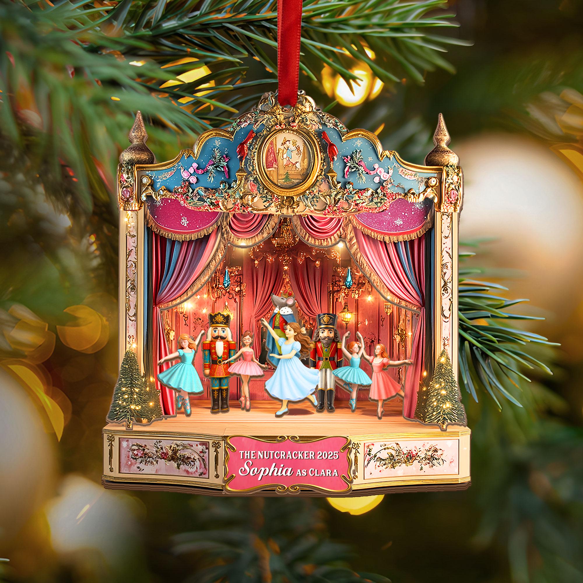 Personalized the Nutcracker Wood Ornament, Nutcracker Clara Ballerina ...