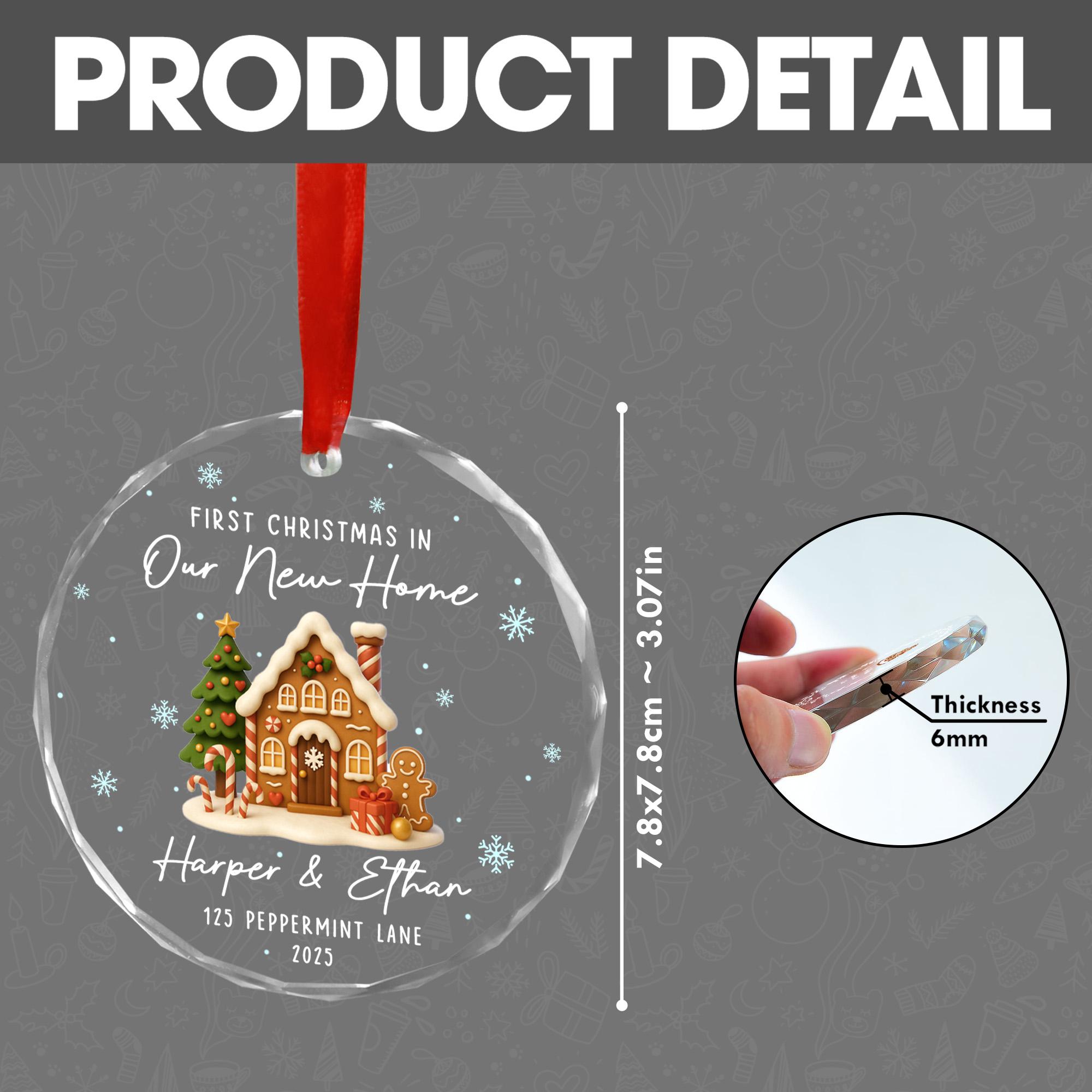 Custom Our First Christmas in New Home Ornament, New Home Ornament 2025 ...