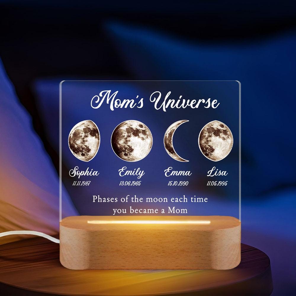 Moon Mirror Moonchildworld Witchy Moon Phases Wooden Mirrors Gothic ...