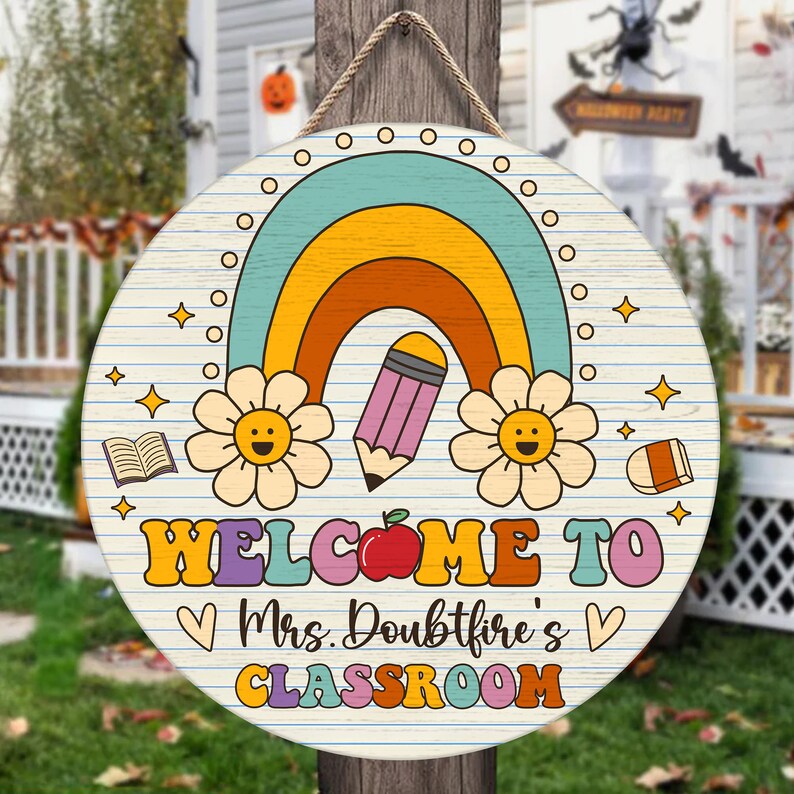 Teacher Appreciation Gifts Teacher Sign Personalized - Etsy