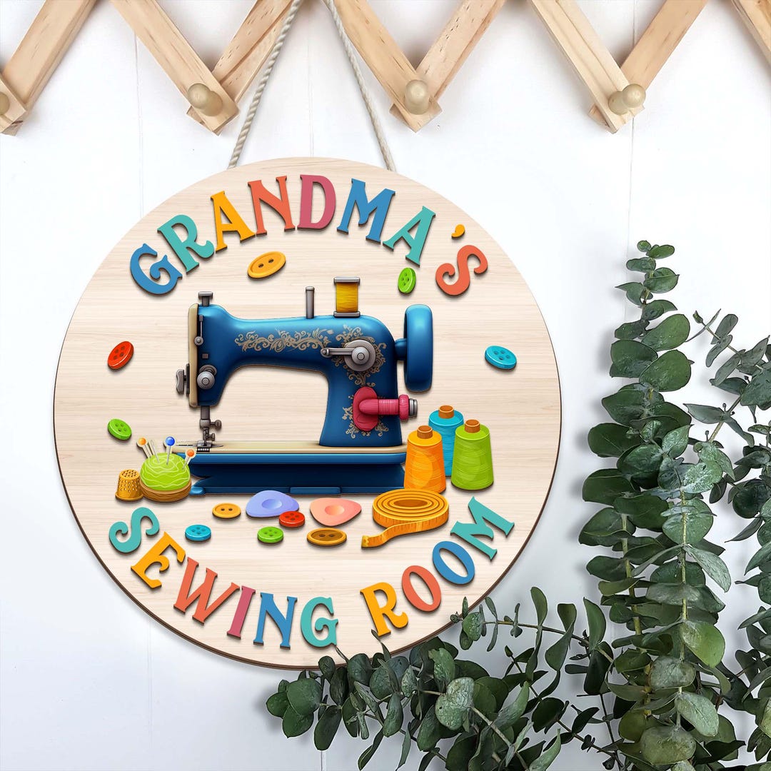 Custom Sewing Room Doorsign 3D Laser Cut, Quilting Sign, Craft Room ...